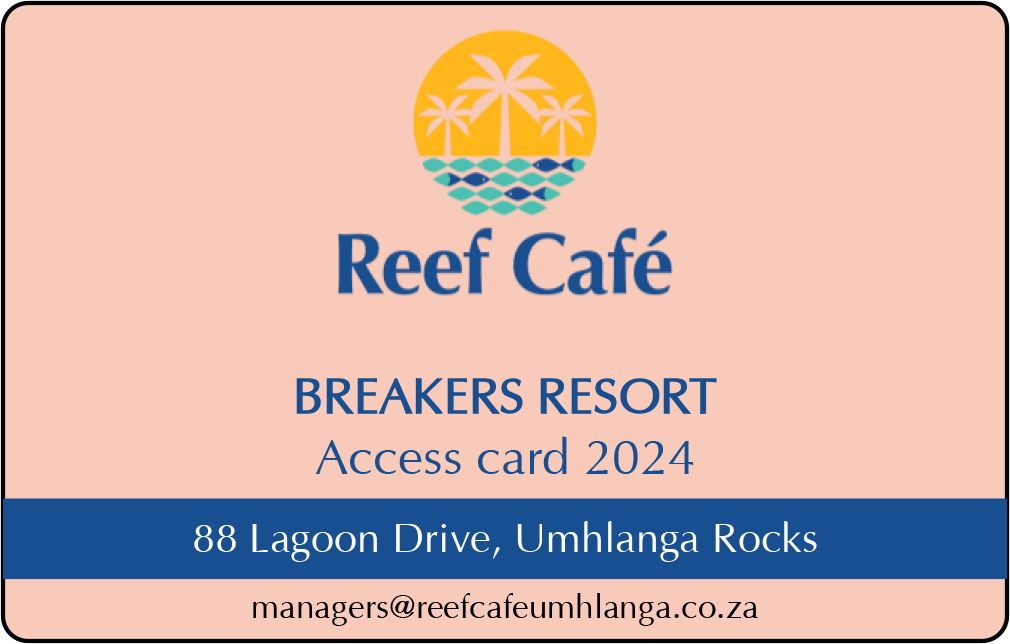 Reef Café Access Card - Reef Café Umhlanga